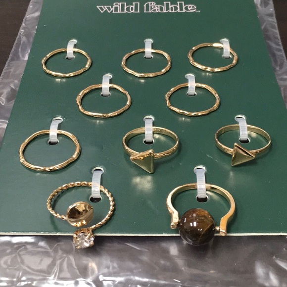 wild fable | Jewelry | Wild Fable Pc Ring Set | Poshmark